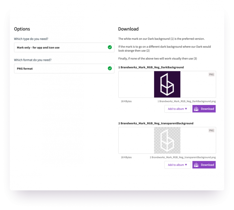 Logo Finder | Brandworkz Brand Management Software